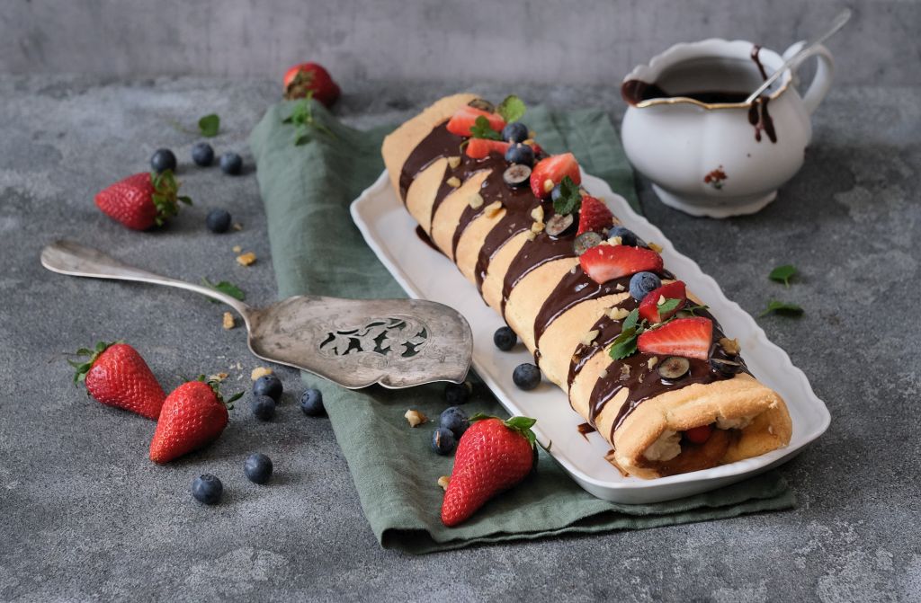 Piškótová roláda - recept | MORA | MORA